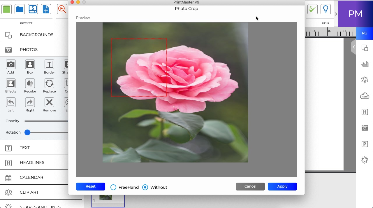 Shadows - PrintMaster v9 Userguide